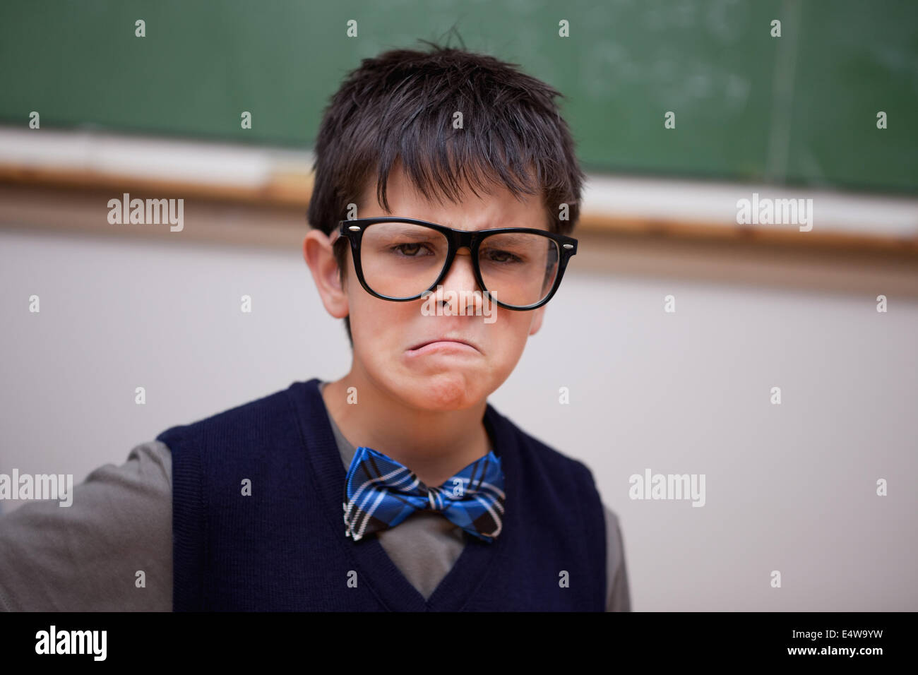 Child grumpy face hi-res stock photography and images - Alamy