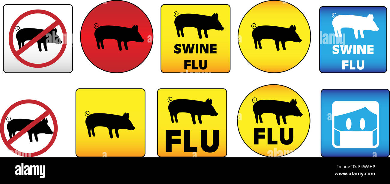 Swine Flu Signs Stock Photo - Alamy
