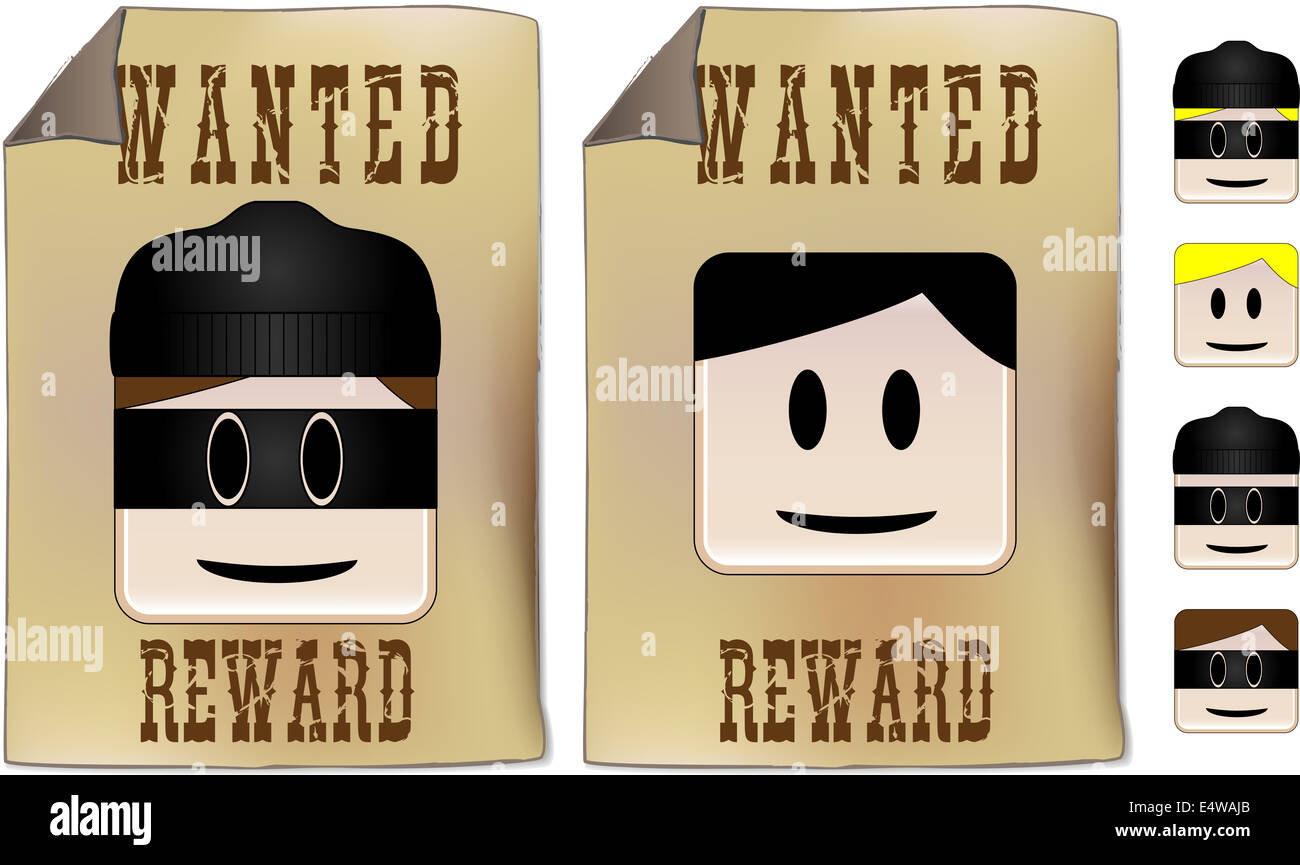Wanted sign reward hi-res stock photography and images - Alamy