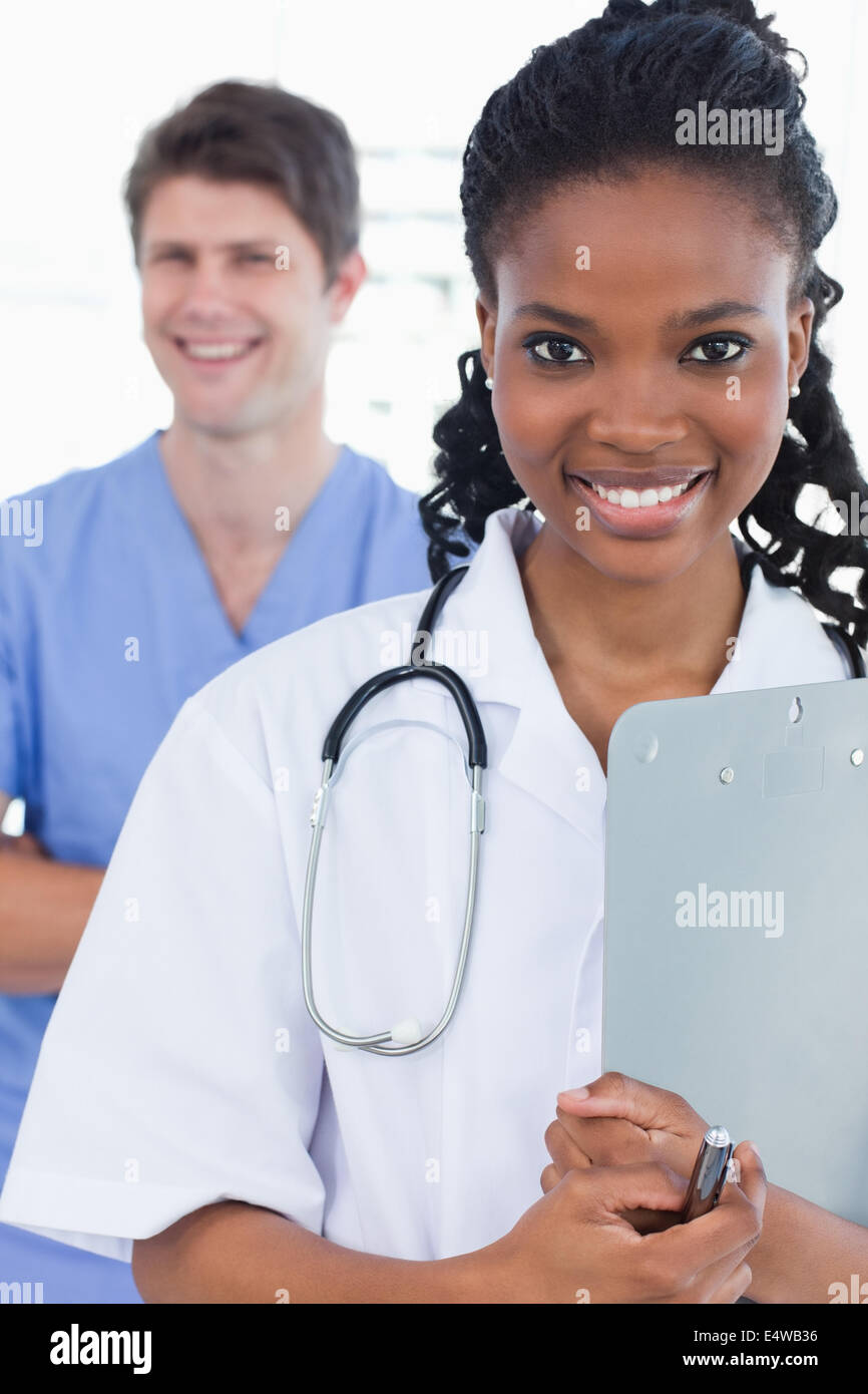 Portrait of doctors standing up Stock Photo - Alamy