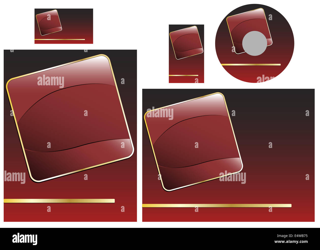 8 frame template hi-res stock photography and images - Alamy