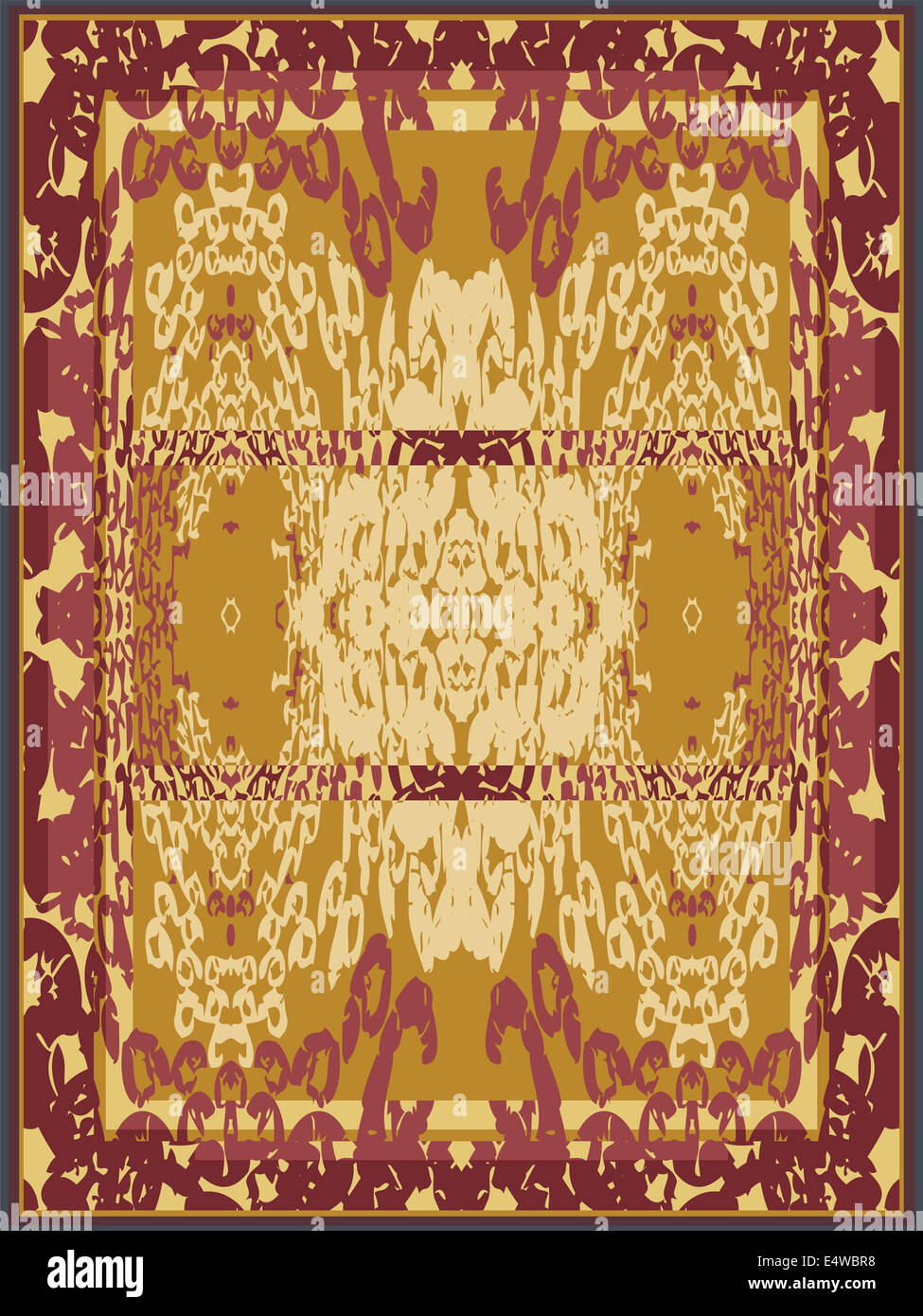 Abstract Carpet Design Stock Photo - Alamy