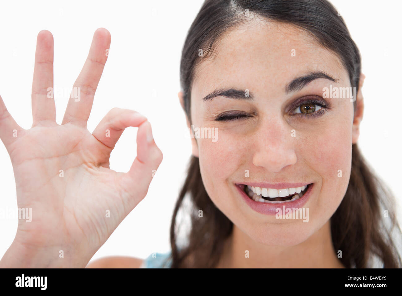 Everything fine hand gesture hi-res stock photography and images - Alamy