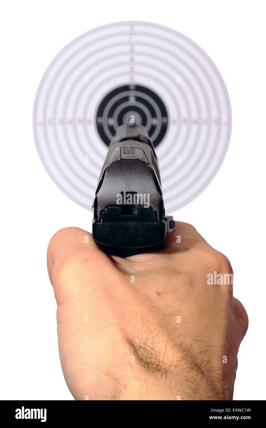Gun Target High Resolution Stock Photography and Images - Alamy