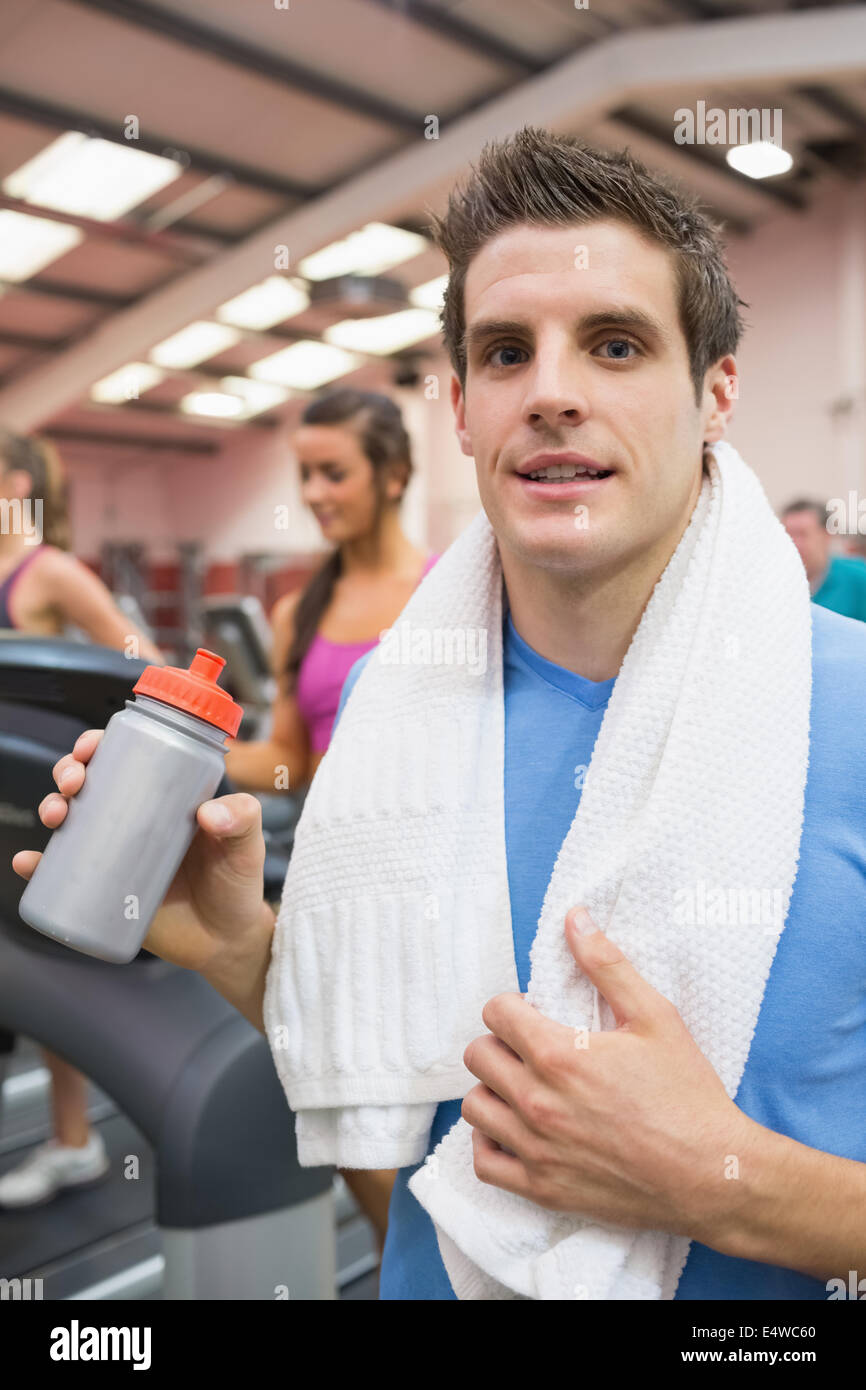 Man resting after exercise Stock Photo - Alamy