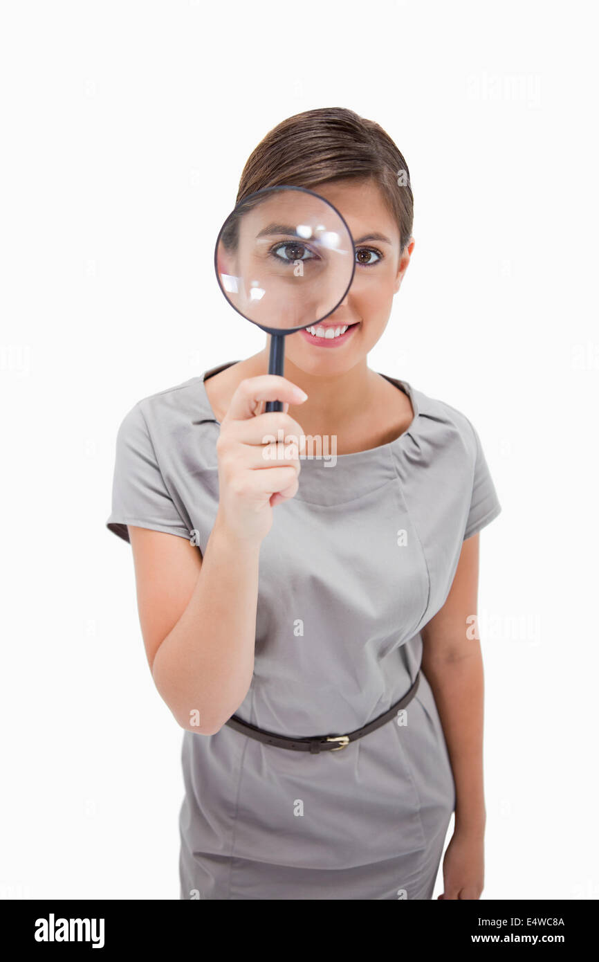 Entrepreneur magnifier hi-res stock photography and images - Alamy
