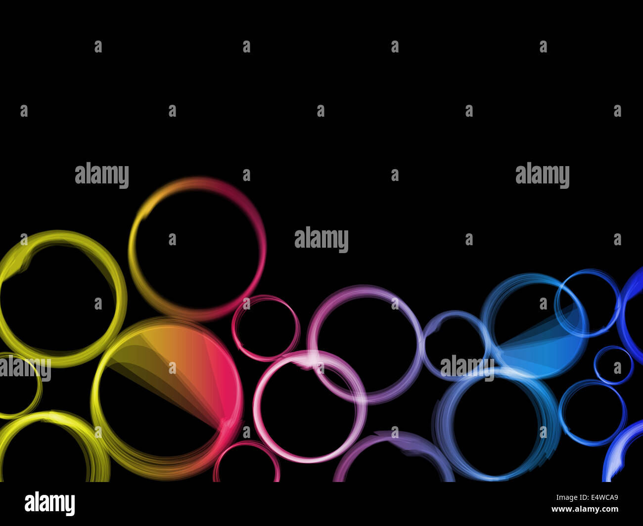 Abstract colorful circles background hi-res stock photography and ...