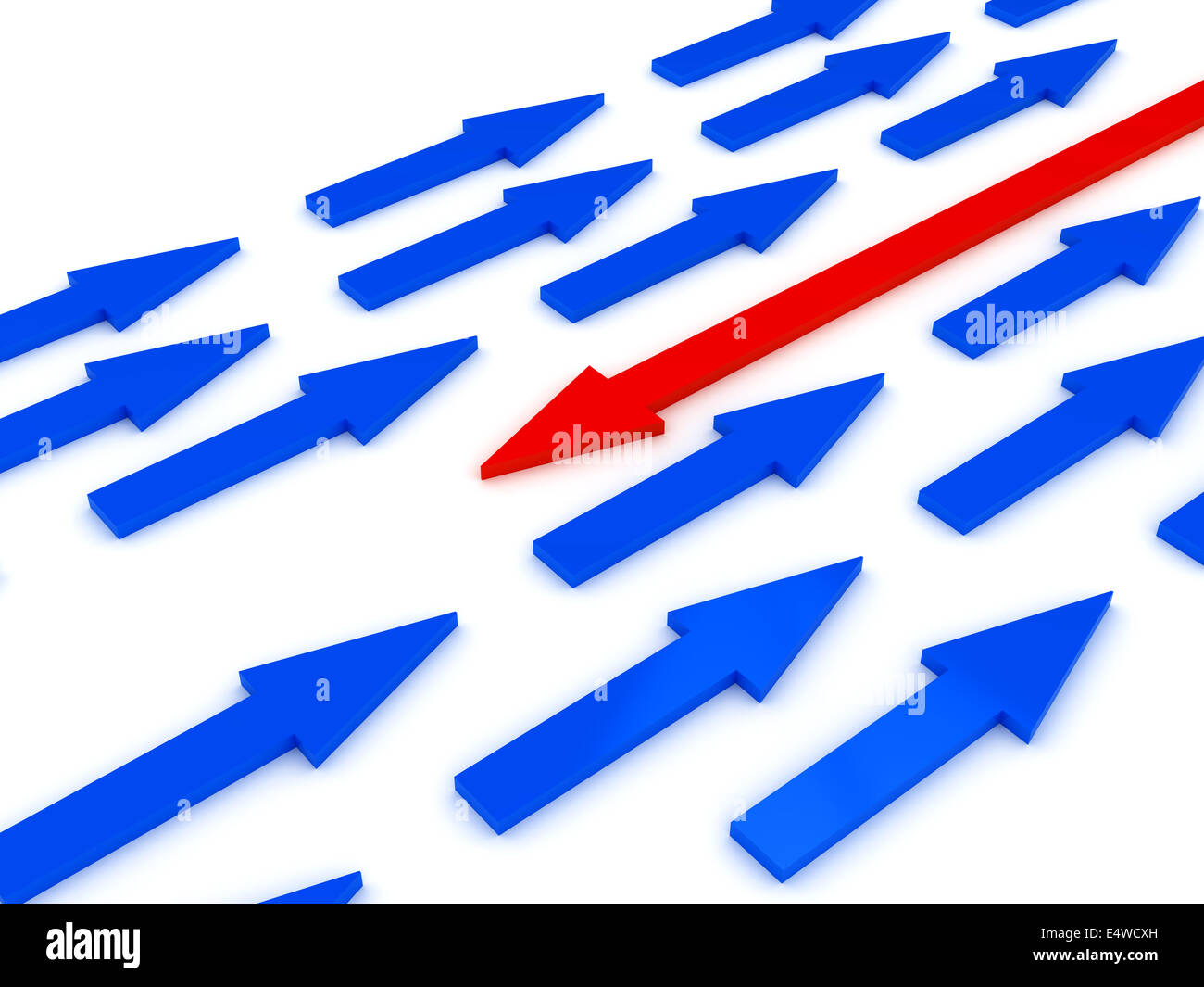 Opposition concept over white background Stock Photo - Alamy