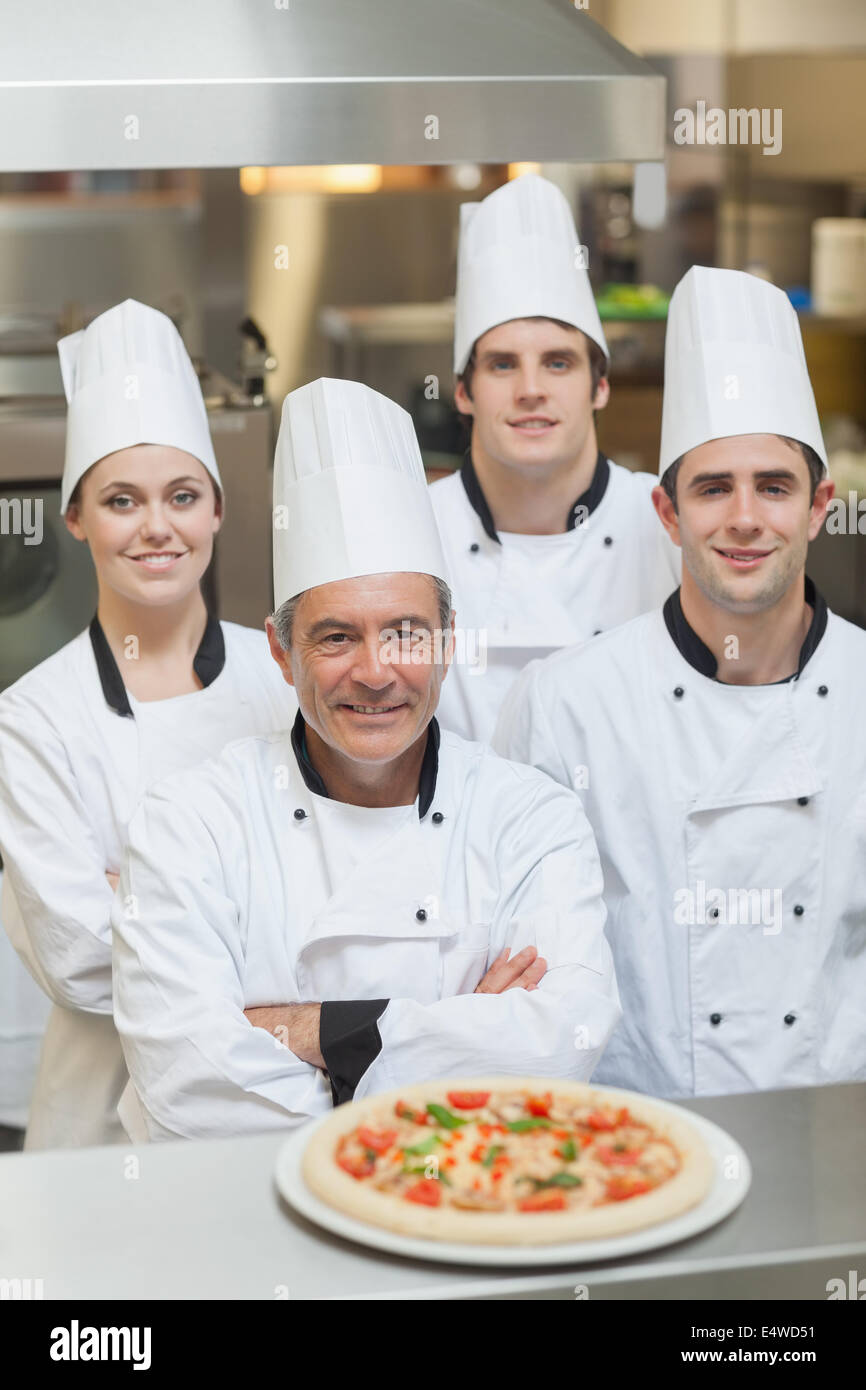 Smiling group of Chef's Stock Photo - Alamy