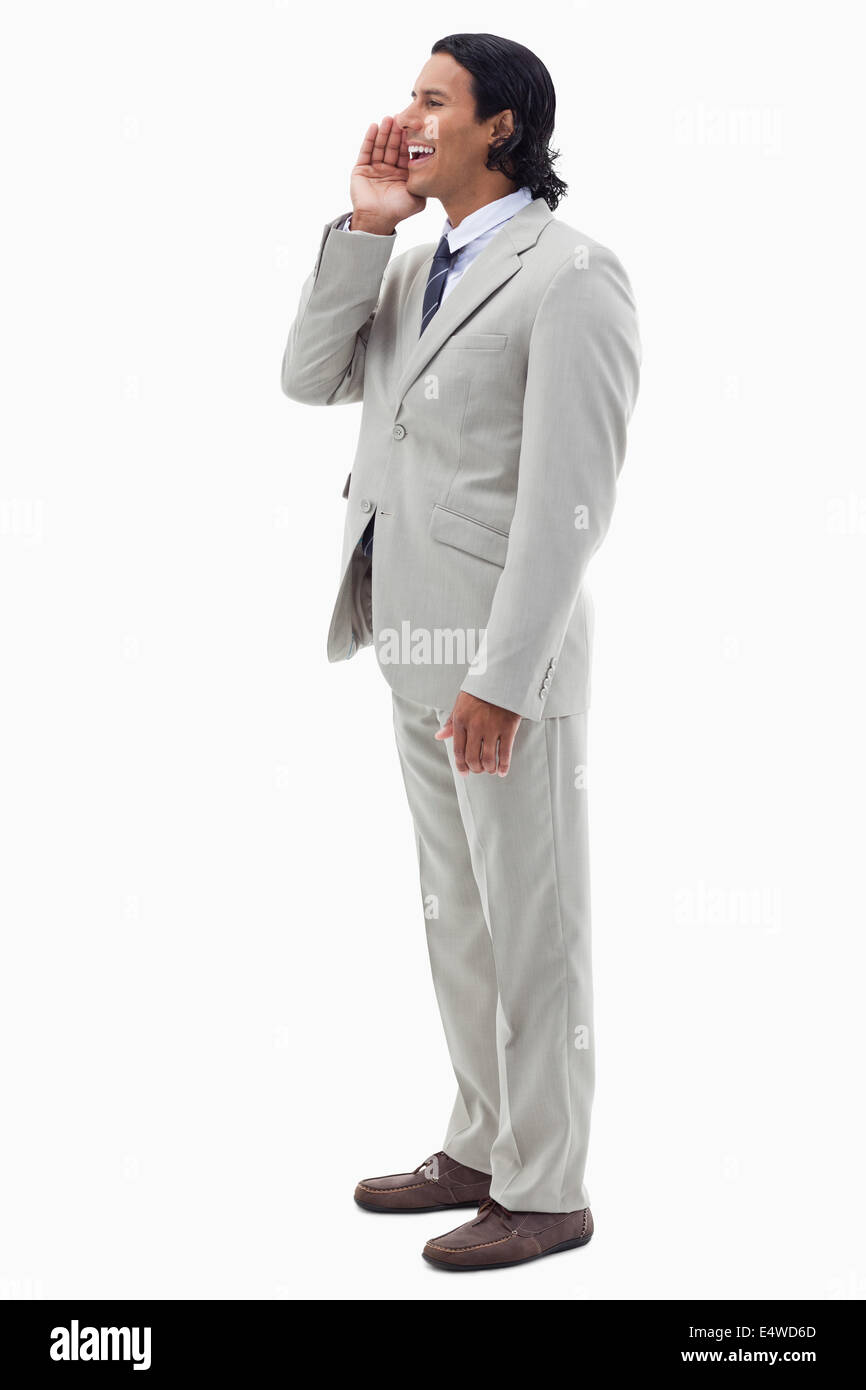 Angry frustrated office worker Cut Out Stock Images & Pictures - Alamy