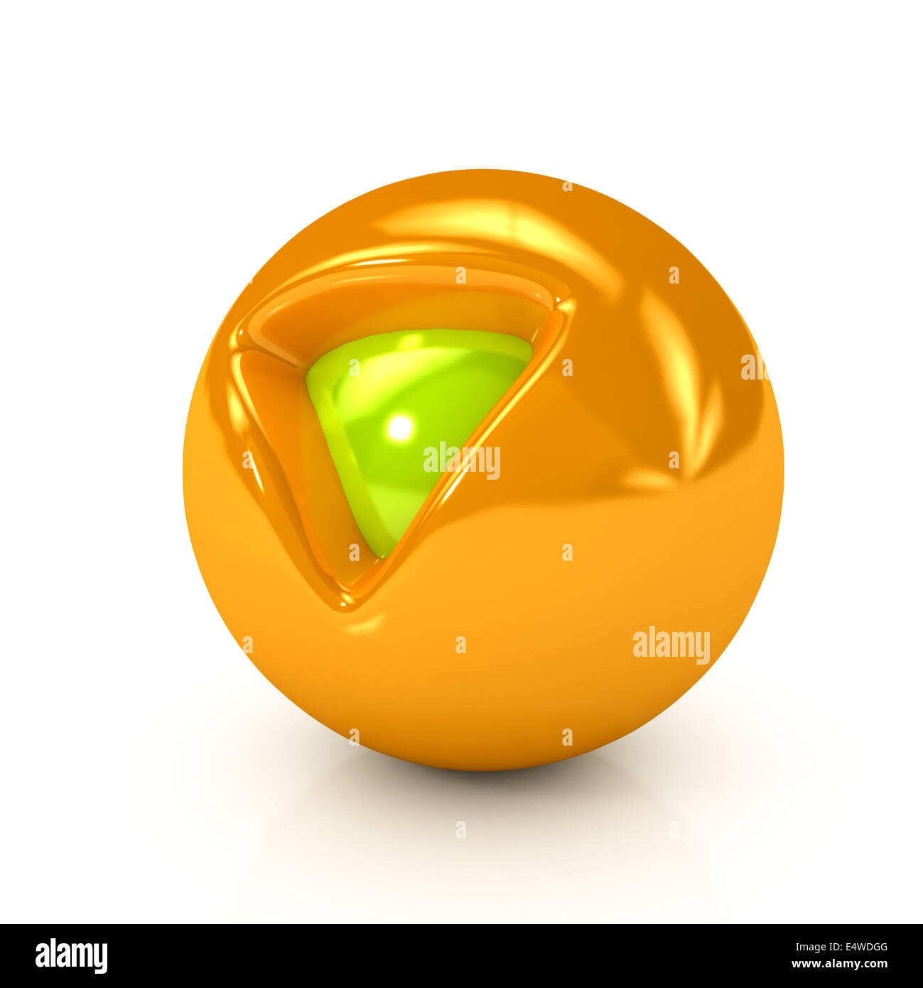 Abstract 3D sphere Stock Photo - Alamy