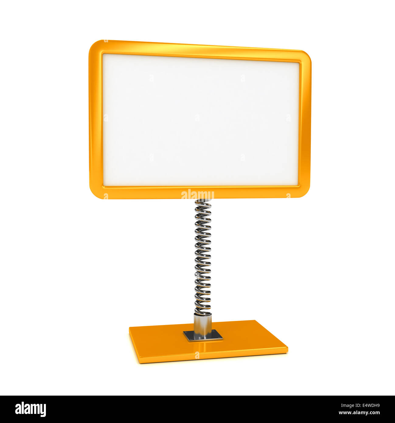 White square signboard on Cut Out Stock Images & Pictures - Alamy