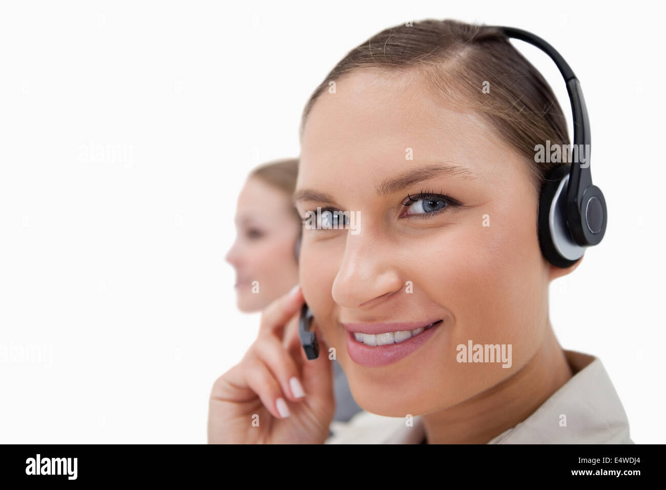 Telephone headsets hi-res stock photography and images - Alamy