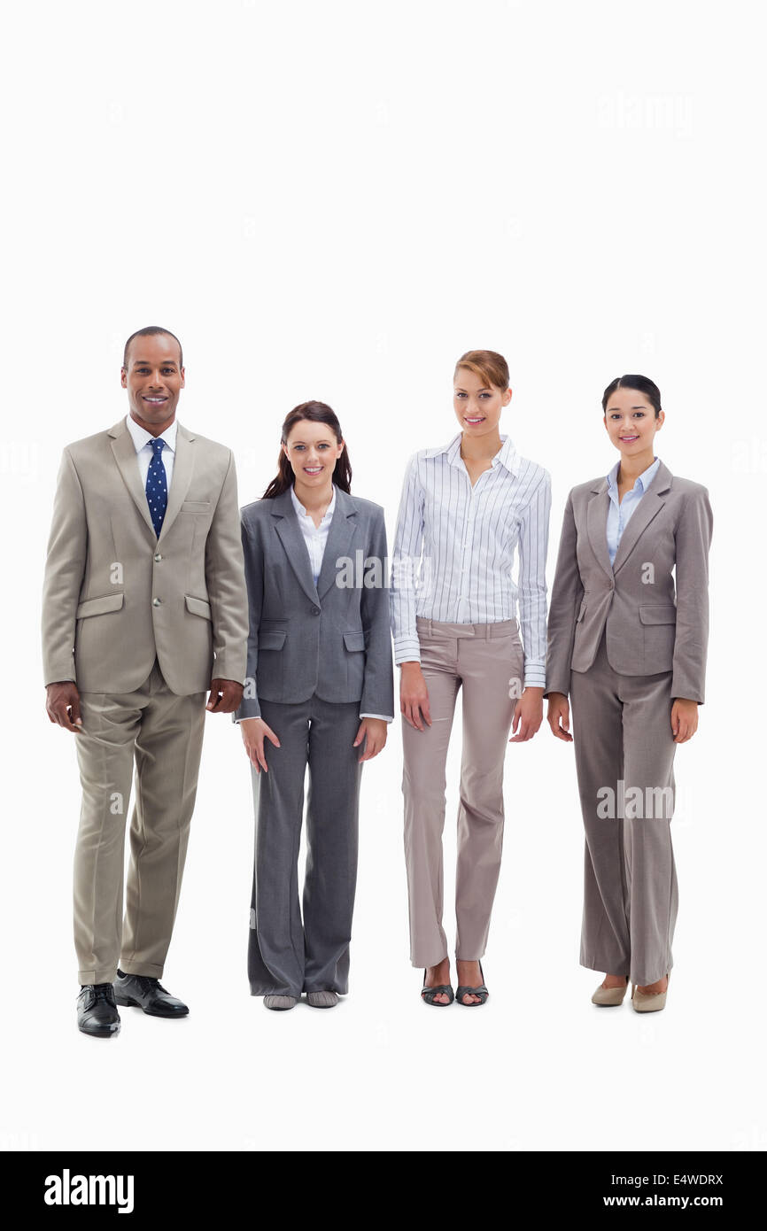 Multi ethnic businesspeople team Cut Out Stock Images & Pictures - Alamy