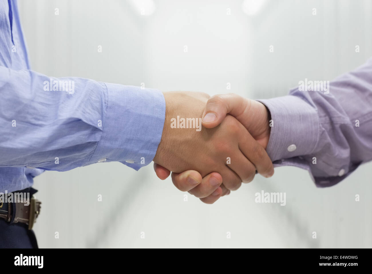 Two men shaking hands Stock Photo - Alamy