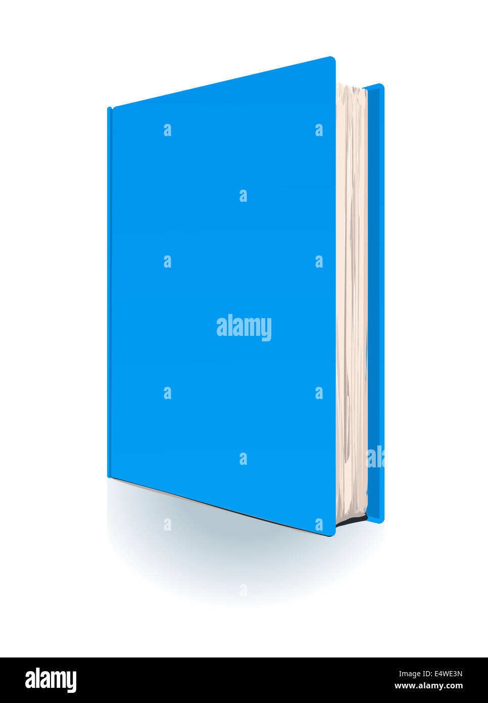 The blue book on white background Stock Photo - Alamy