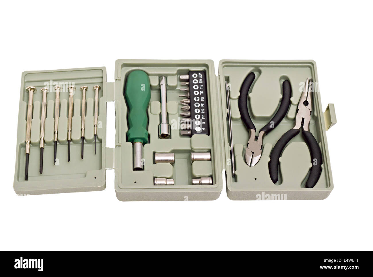 Set tools in tool Cut Out Stock Images & Pictures - Alamy