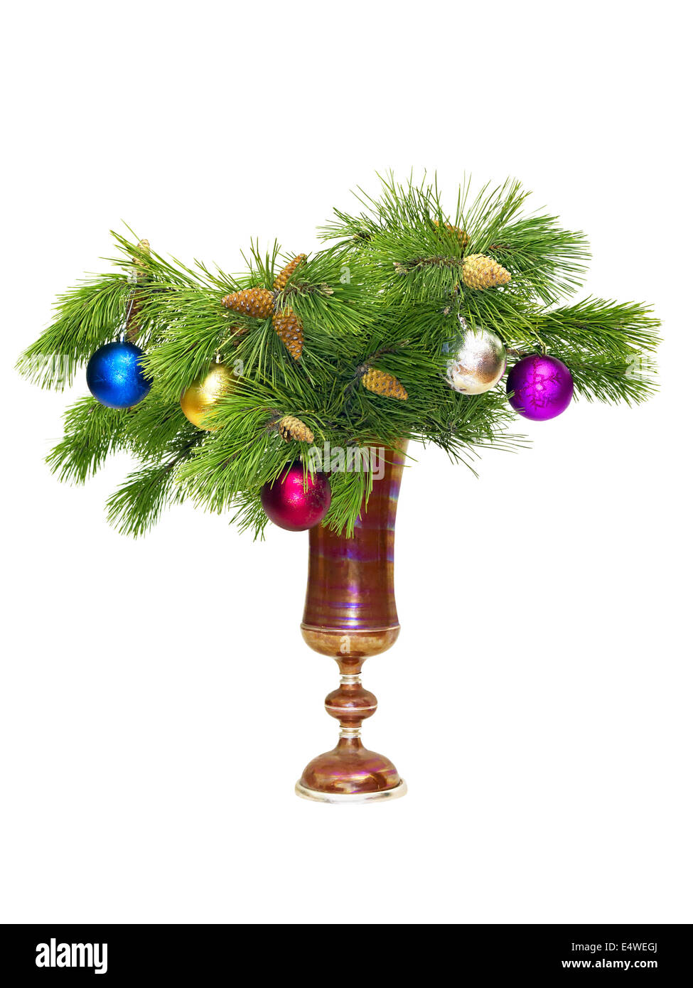 Red pine branches Cut Out Stock Images & Pictures - Alamy