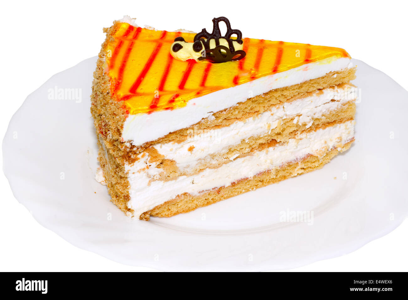 cake isolated on white background Stock Photo - Alamy