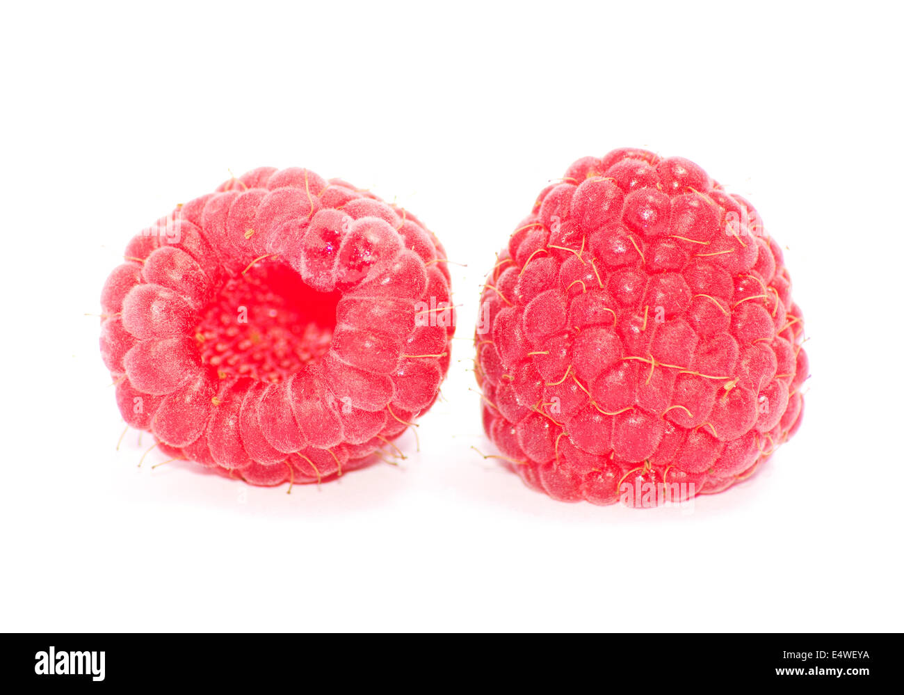 Healthy pink raspberry Stock Photo - Alamy