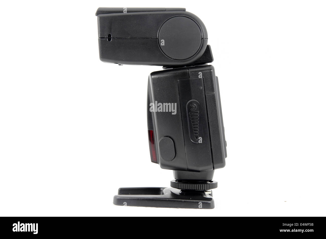 External flash standing in white isolated Stock Photo - Alamy