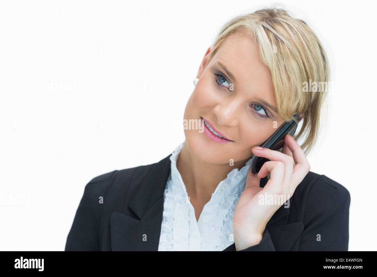 Woman tied up telephone hi-res stock photography and images - Alamy