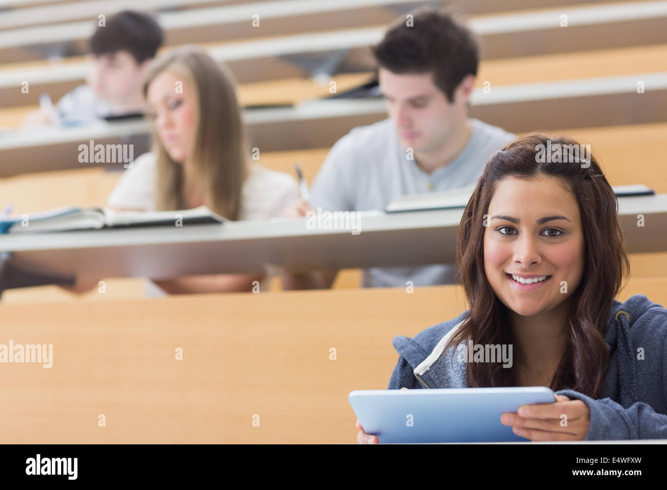 Student group university taking notes hi-res stock photography and ...