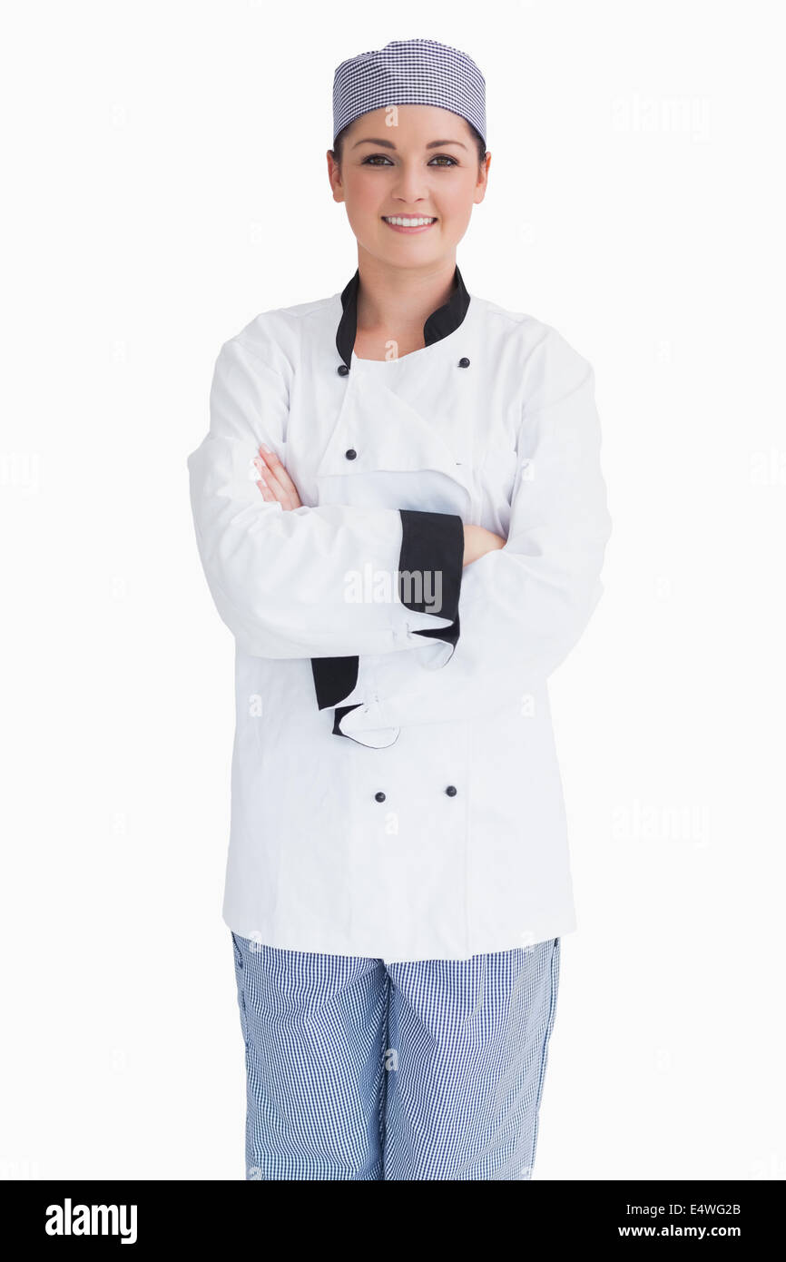 Chef with arms crossed Stock Photo - Alamy