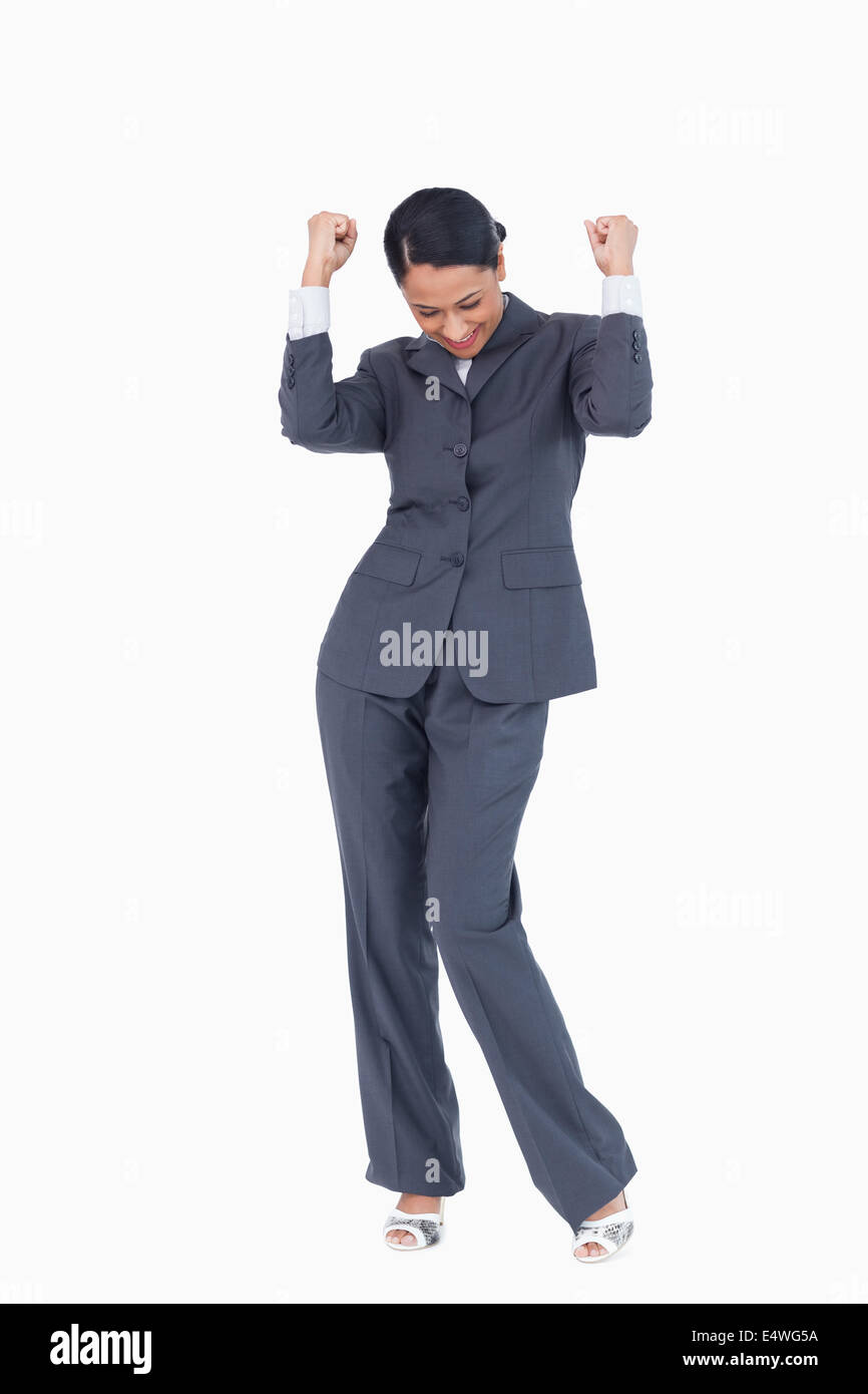 Triumphant expression hi-res stock photography and images - Alamy