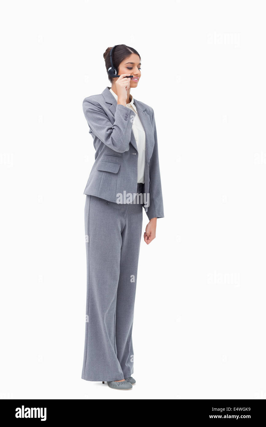 Operator standing Cut Out Stock Images & Pictures - Alamy