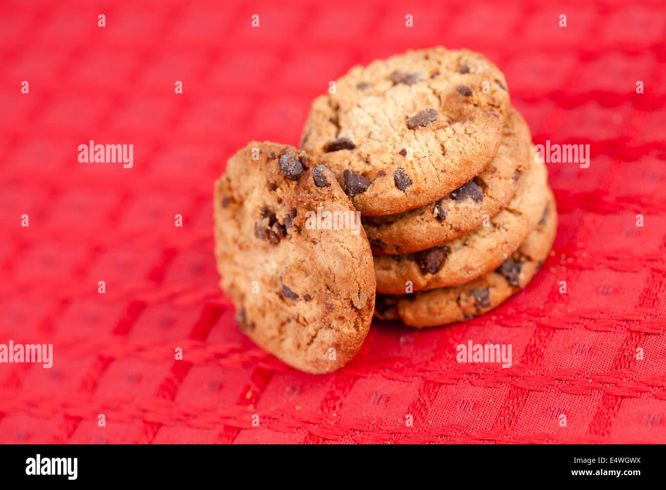 Five cookies laid out together Stock Photo - Alamy