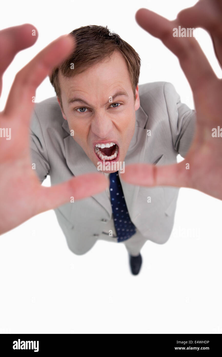 Angry tradesman hi-res stock photography and images - Alamy