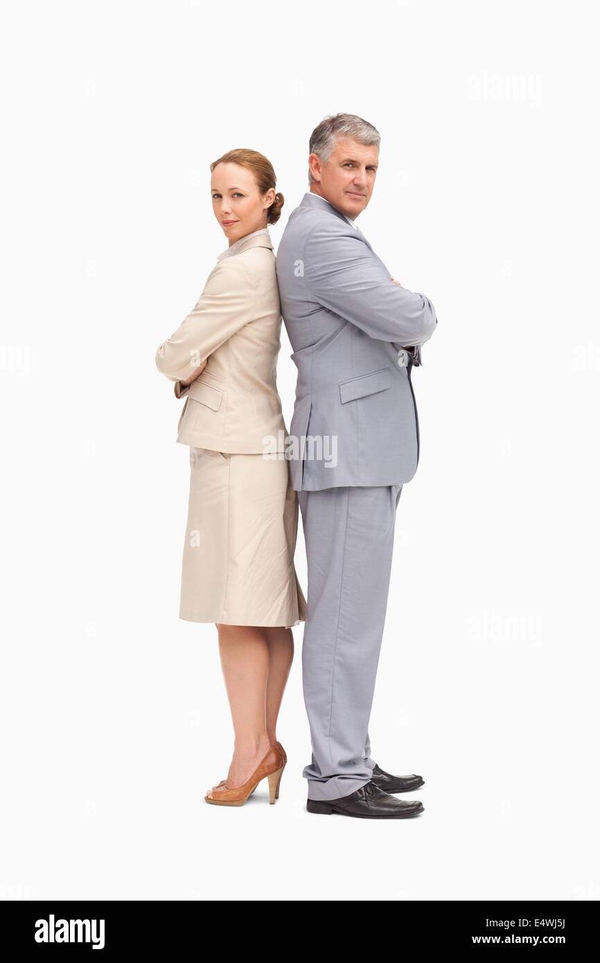 Back view two beautiful Cut Out Stock Images & Pictures - Alamy