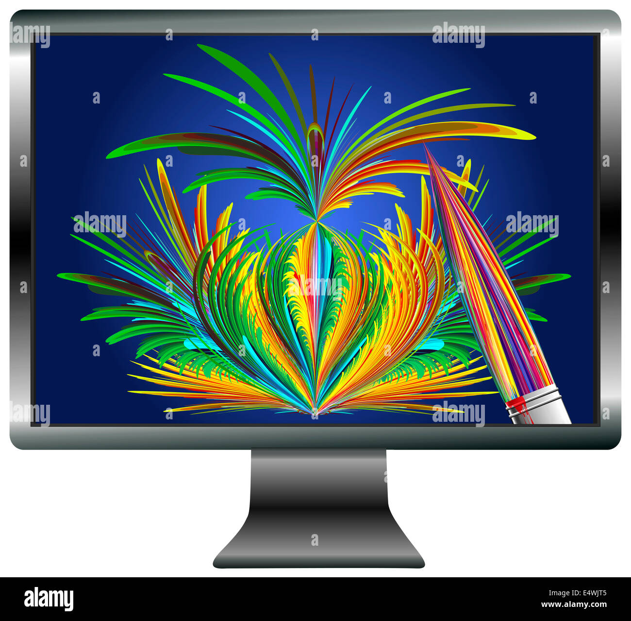 Computer Art Concept Stock Photo - Alamy