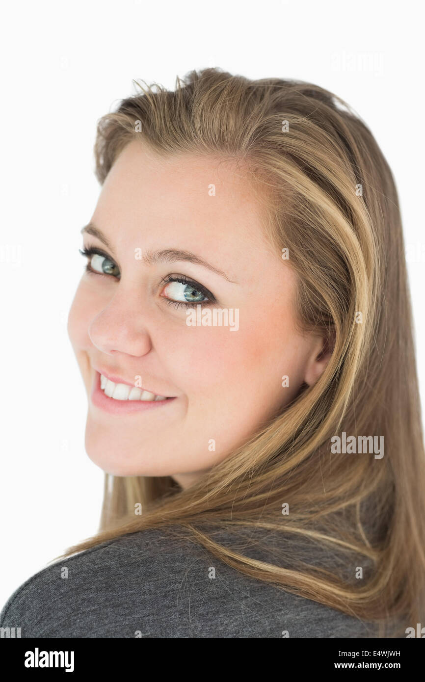Woman head turning hi-res stock photography and images - Alamy