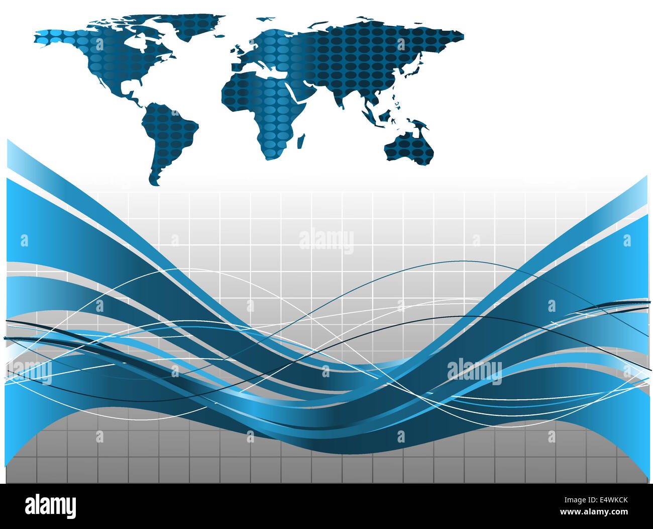 Abstract background with map Stock Photo - Alamy