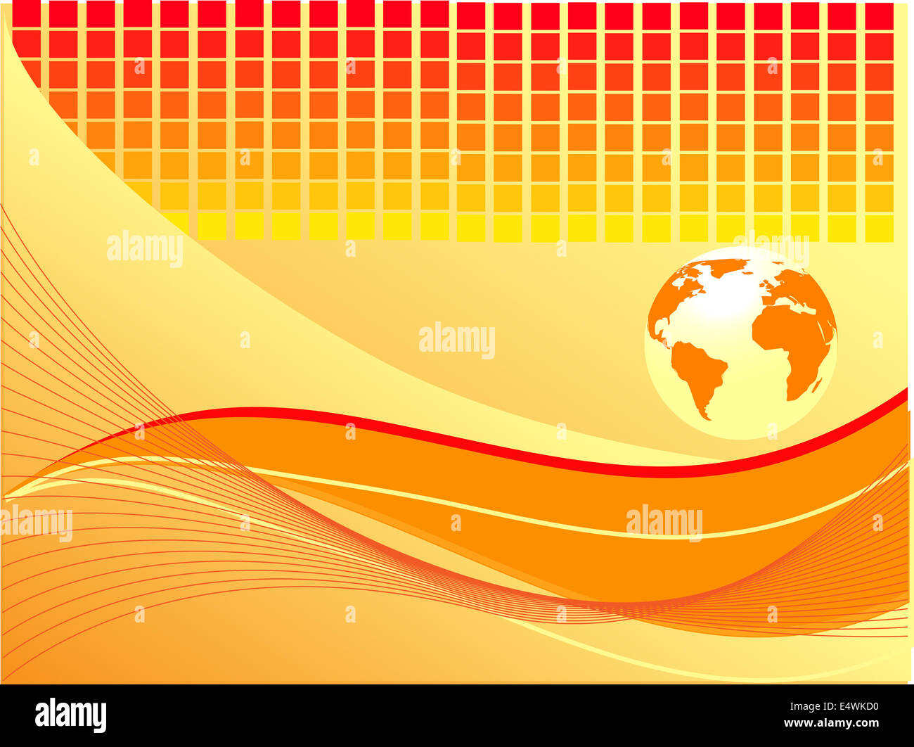 Physical world map abstract Cut Out Stock Images & Pictures - Alamy