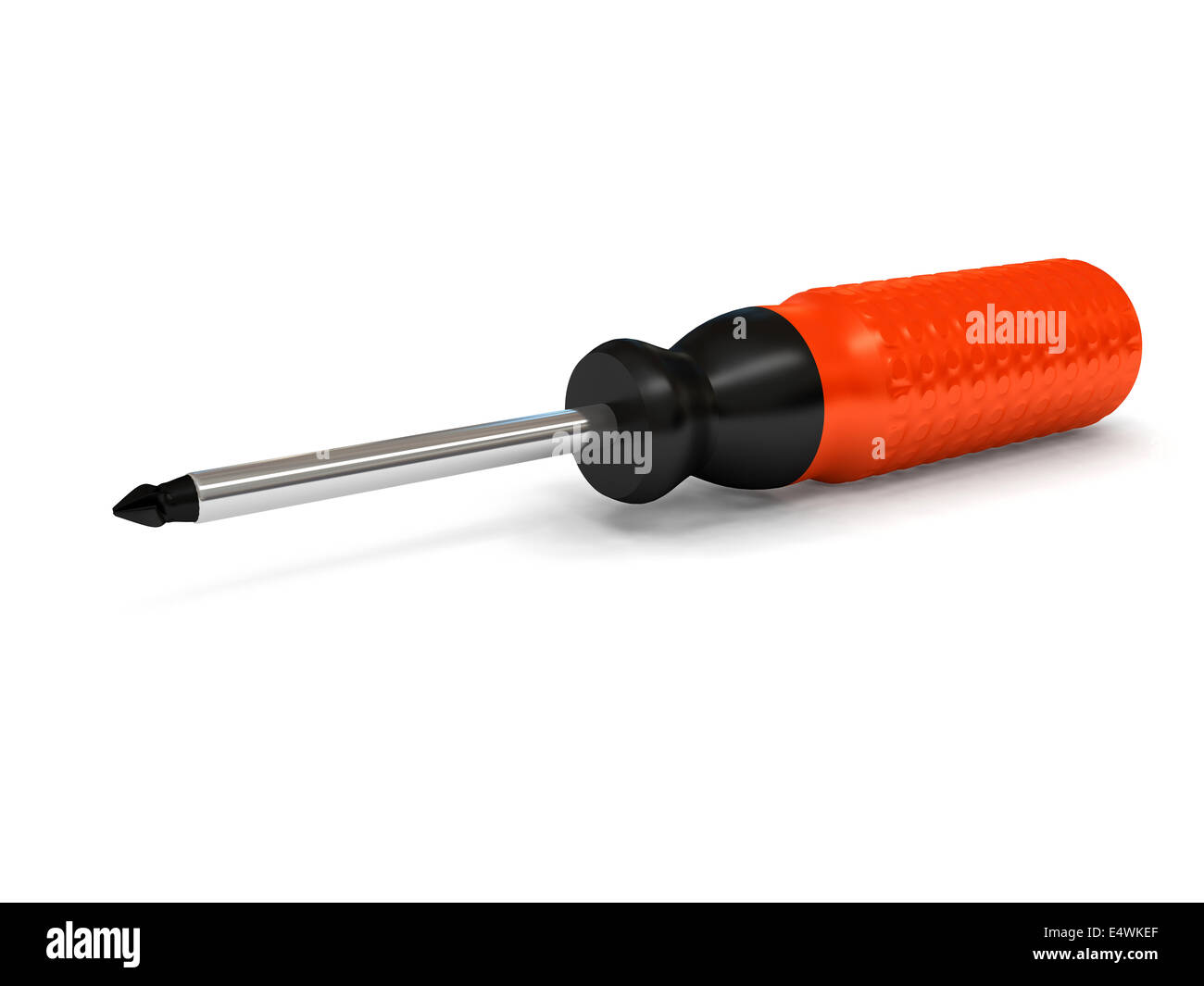 screwdriver over white background Stock Photo - Alamy