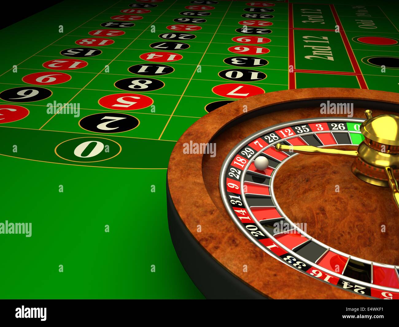 Image casino roulette wheel ball hi-res stock photography and images ...