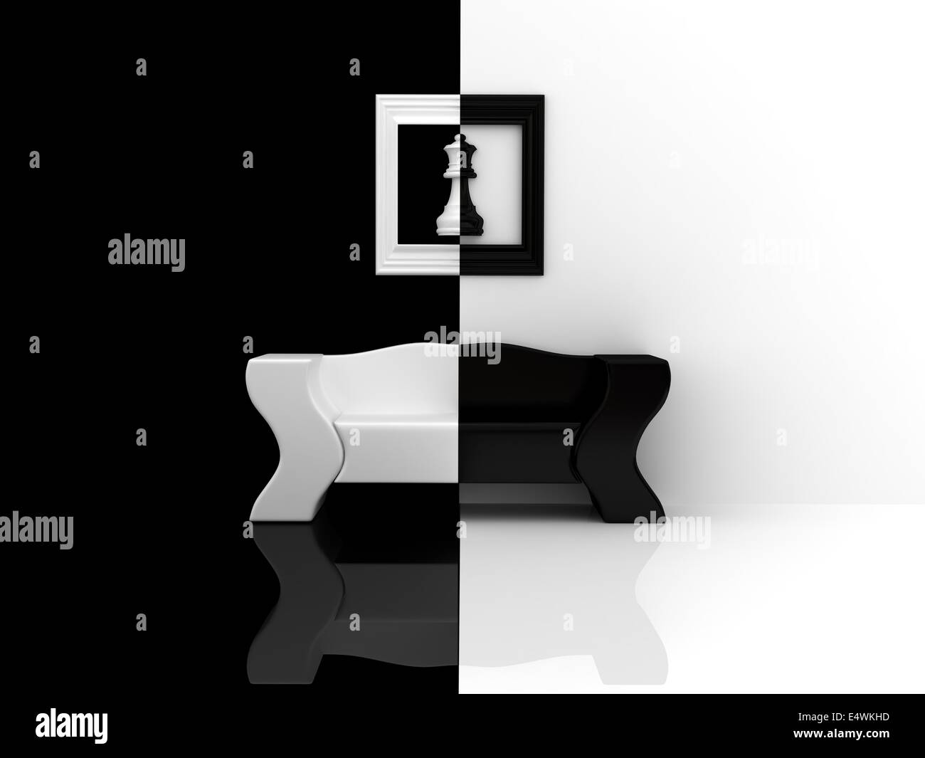 Sofa beauty Black and White Stock Photos & Images - Alamy