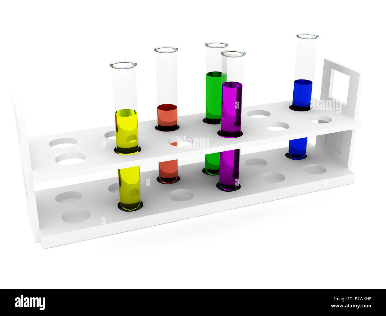 Icon test tubes research Cut Out Stock Images & Pictures - Alamy