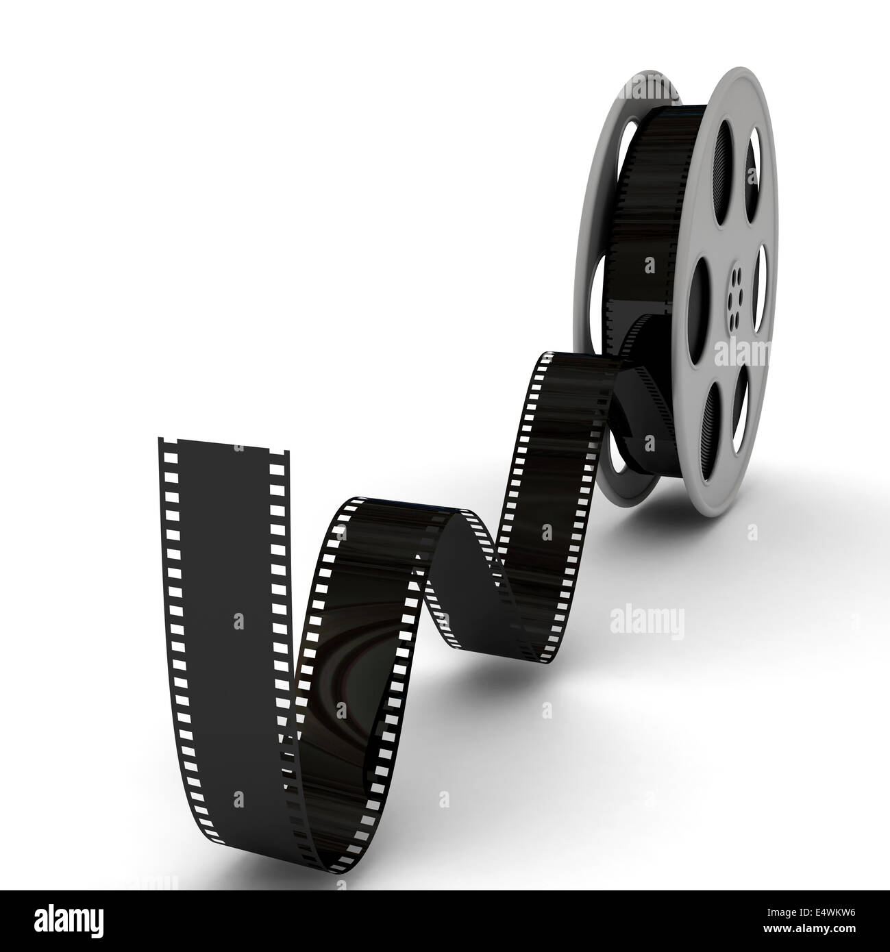Movie Film Reel Stock Photo - Alamy