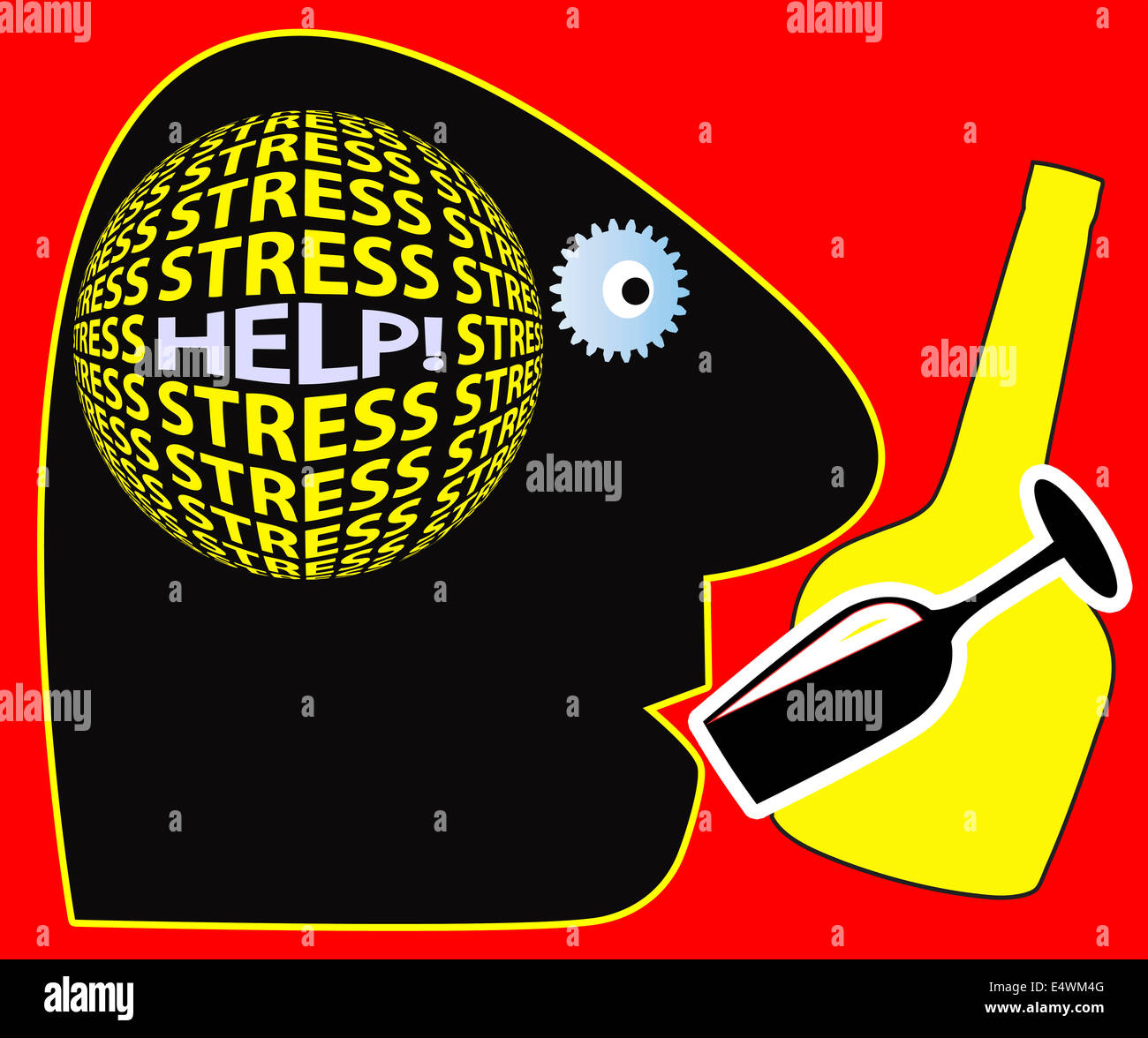 Cry for Help Sign Stock Photo - Alamy