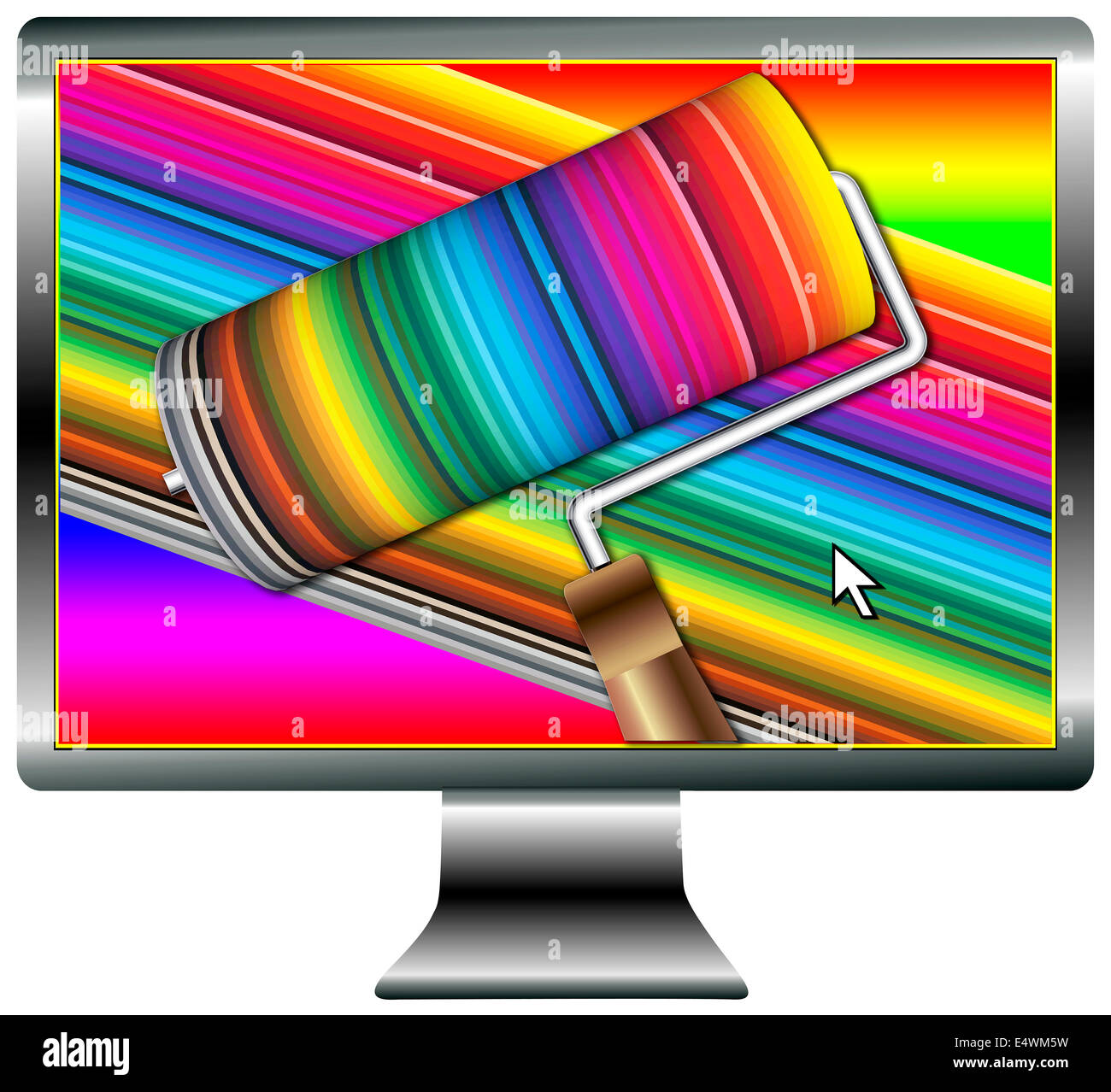 Software painting hi-res stock photography and images - Alamy
