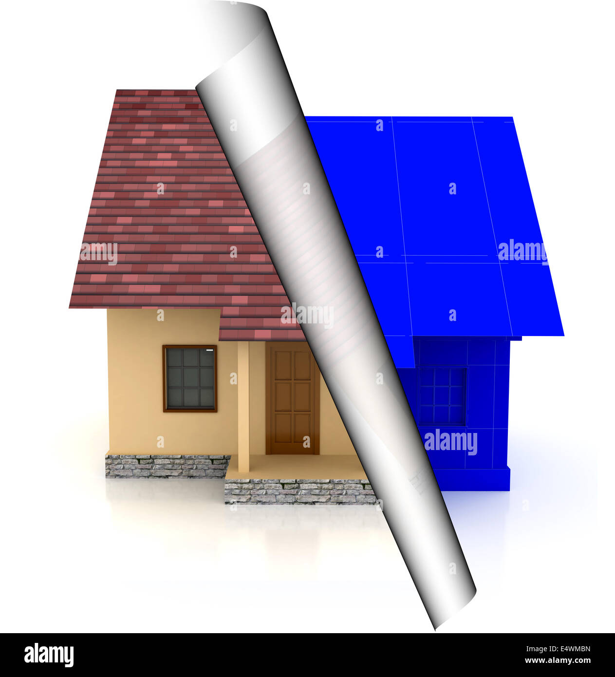 Over roof Cut Out Stock Images & Pictures - Alamy