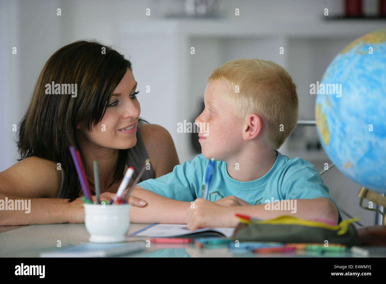 Teaching hug hi-res stock photography and images - Alamy