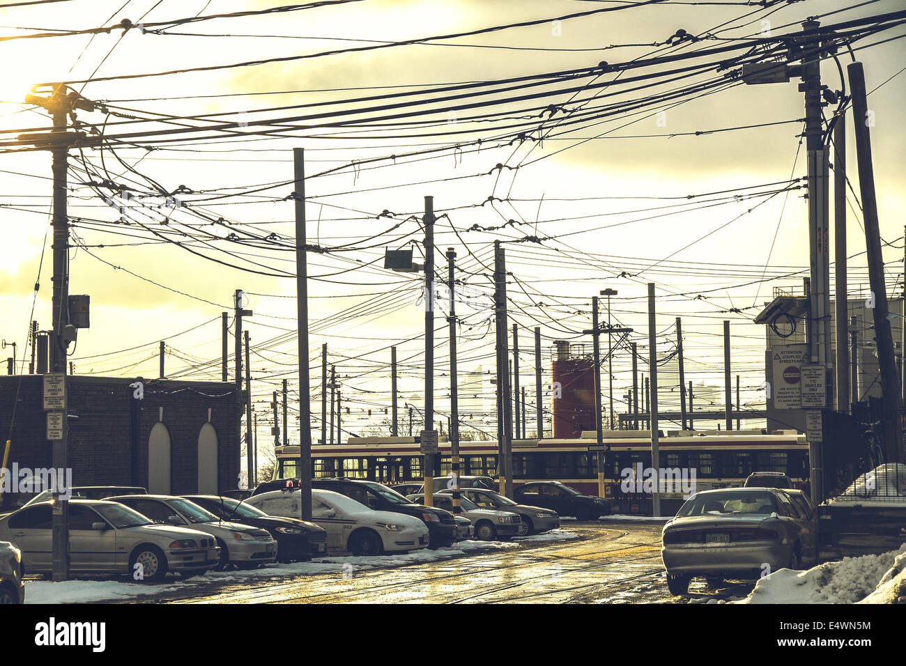 Tram depot hi-res stock photography and images - Alamy