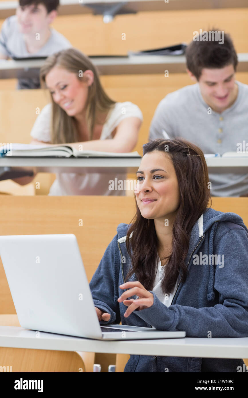 Girl college student lecture hall hi-res stock photography and images ...