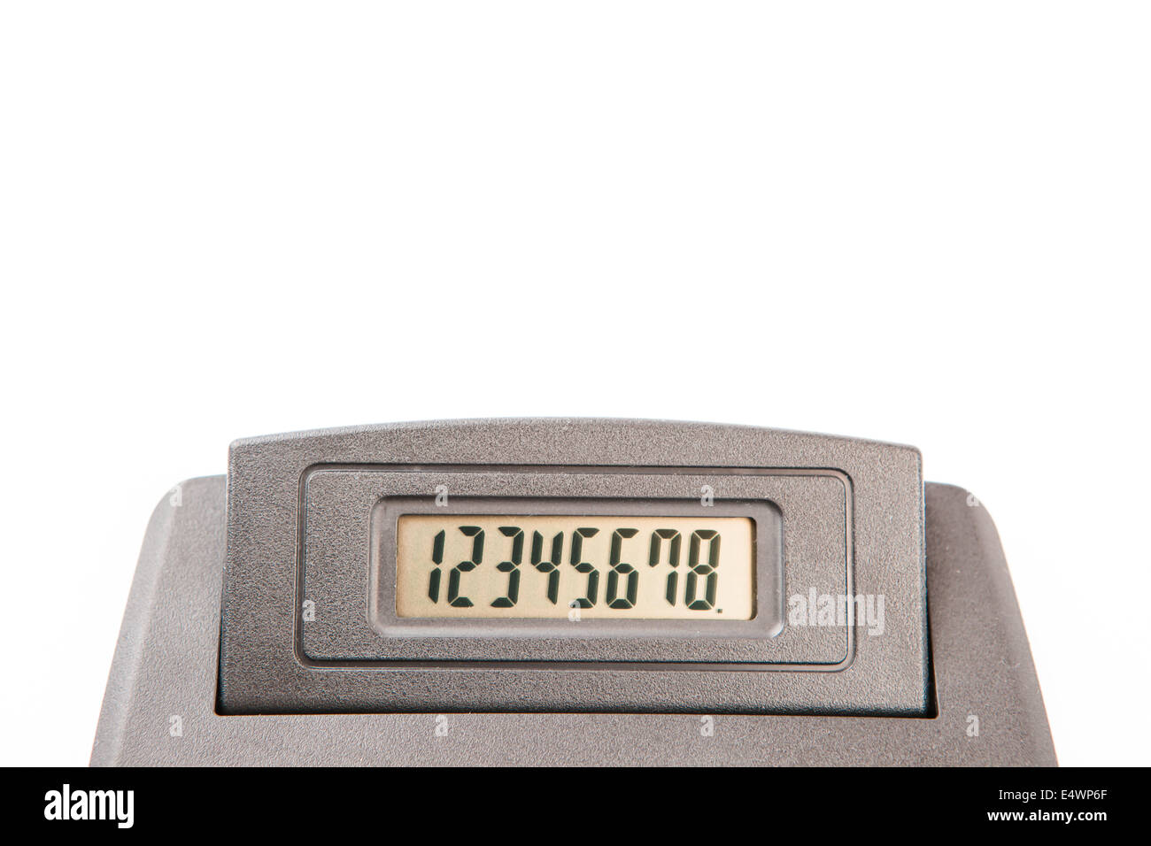 Close-up of calculator display with numbers Stock Photo - Alamy