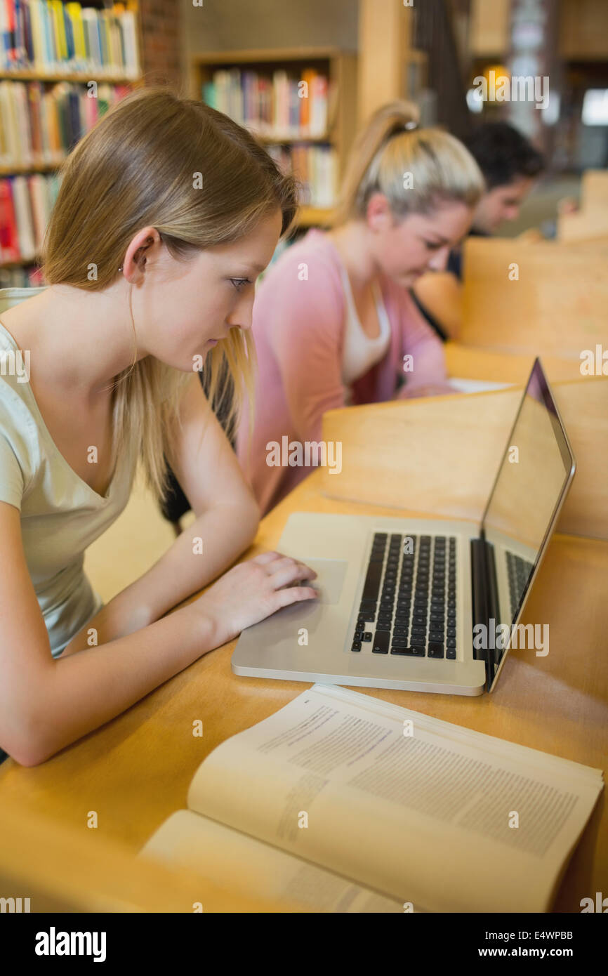 Women studying in the library Stock Photo - Alamy